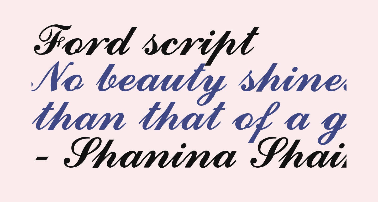 Ford script free Font - What Font Is