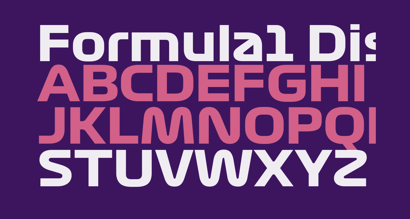 Formula1 Display Bold Bold free Font - What Font Is