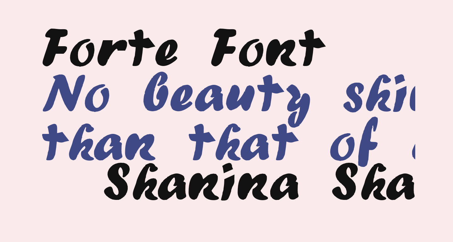 Forte free Font - What Font Is