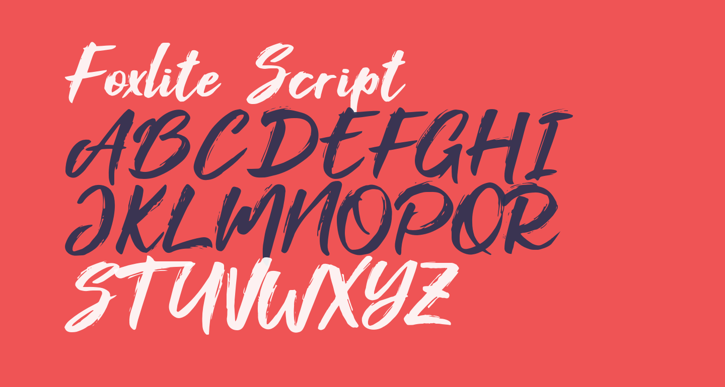 Foxlite Script free Font - What Font Is