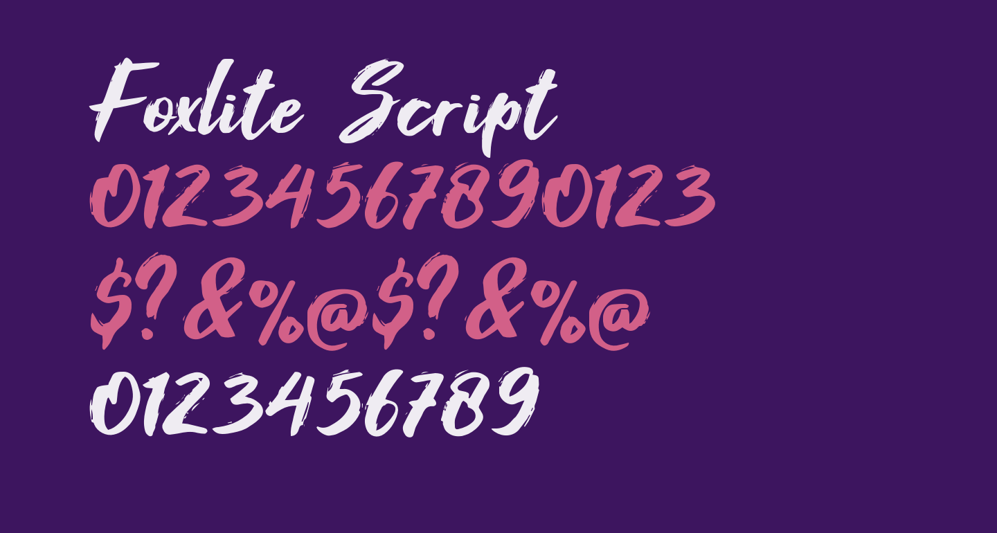 Foxlite Script free Font - What Font Is