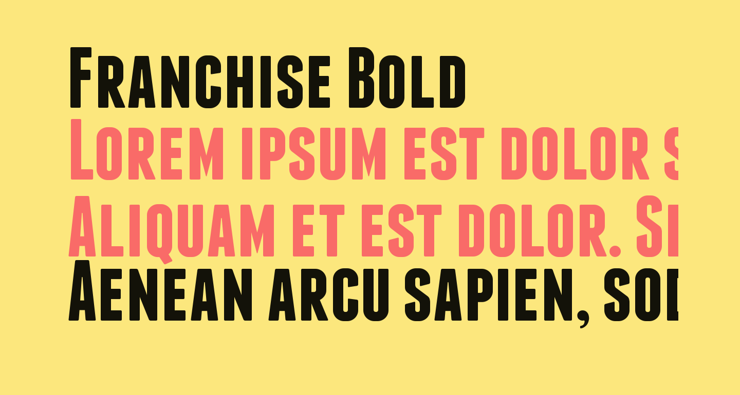 Franchise Bold free Font - What Font Is