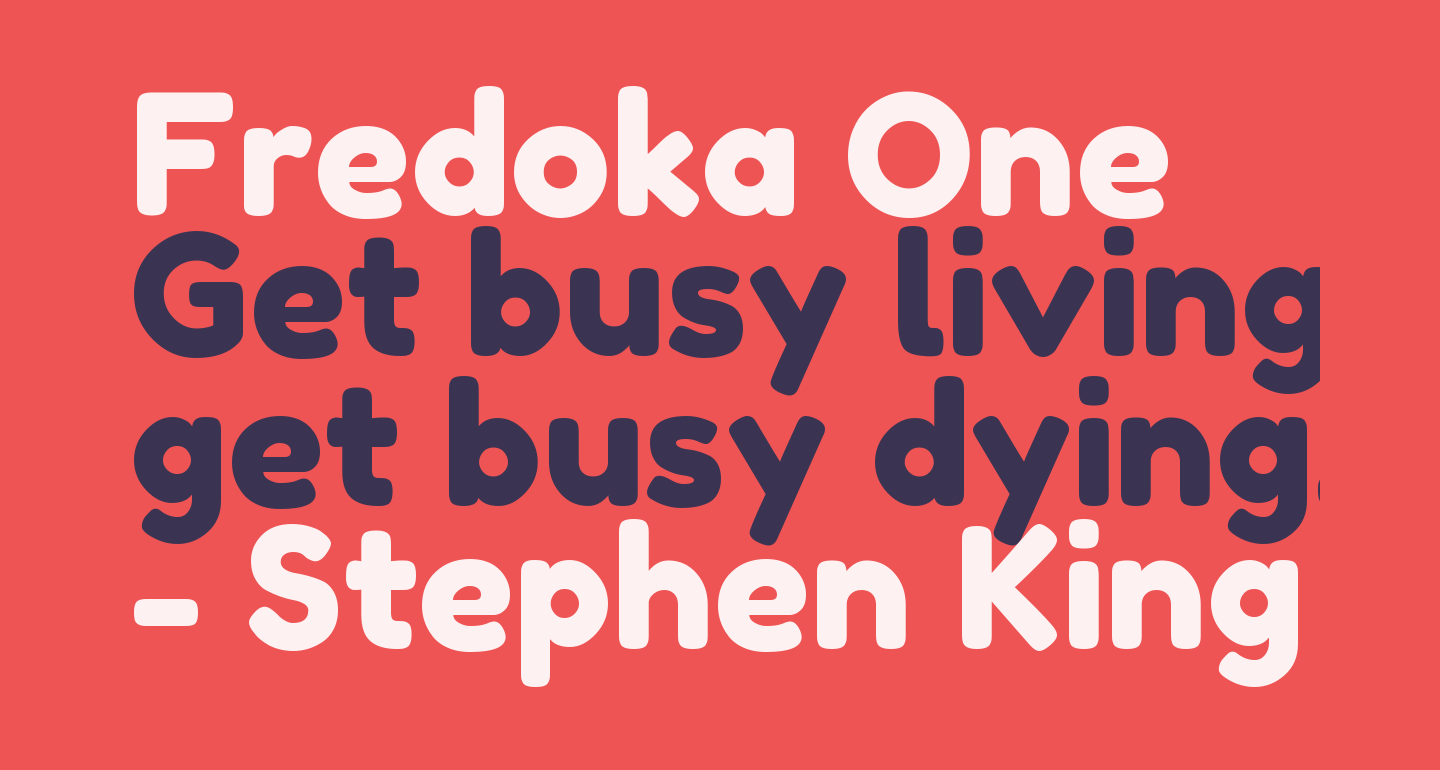 Fredoka One free Font - What Font Is