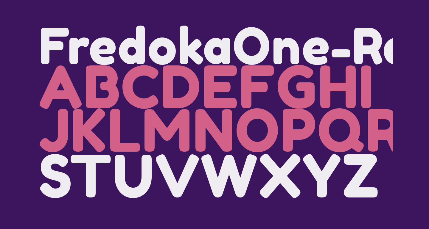 FredokaOne-Regular free Font - What Font Is