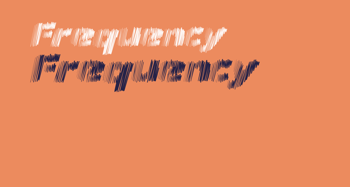 Frequency free Font - What Font Is