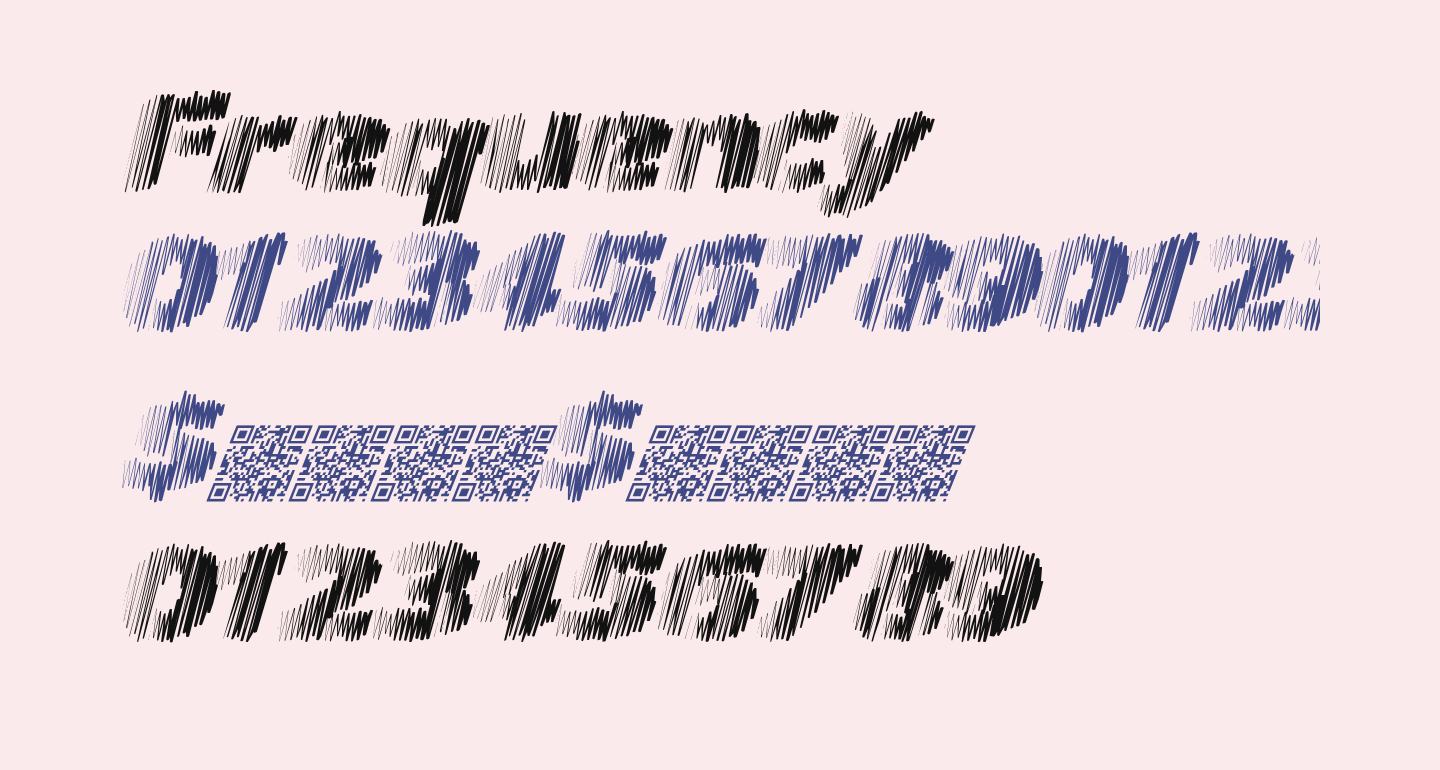 Frequency free Font - What Font Is