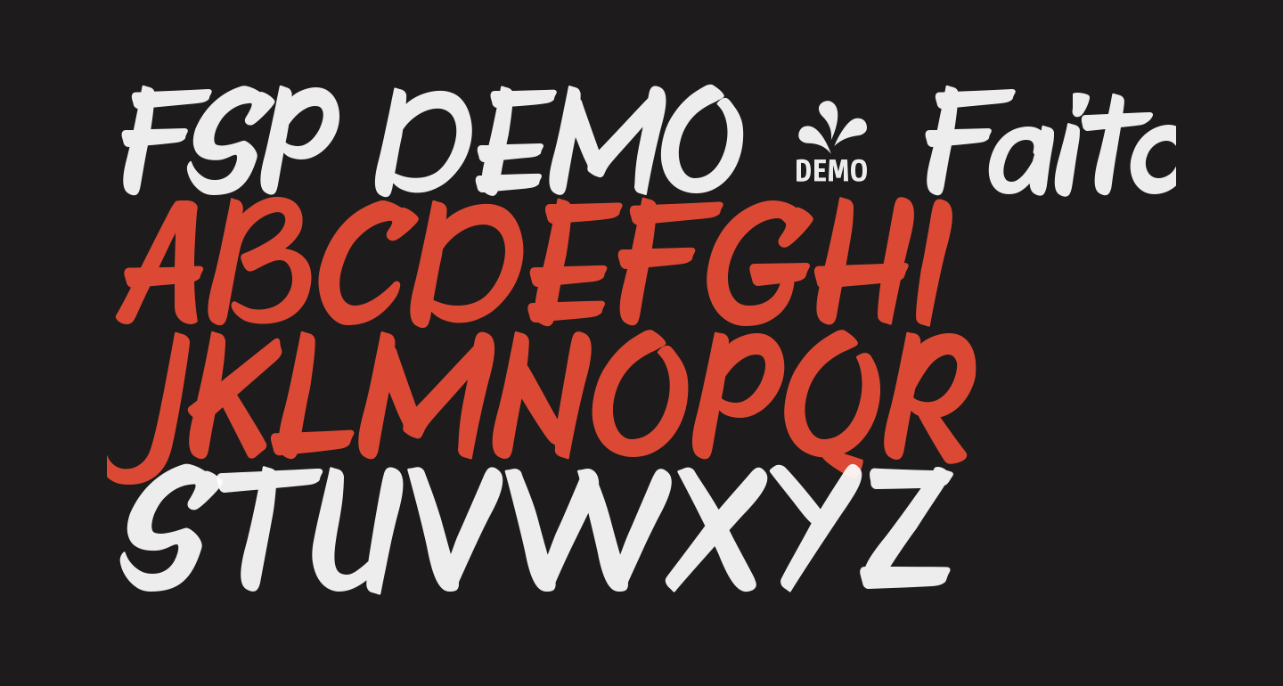 FSP DEMO - Faito Regular free Font - What Font Is