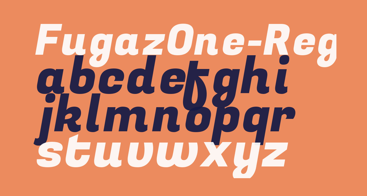 FugazOne-Regular free Font - What Font Is