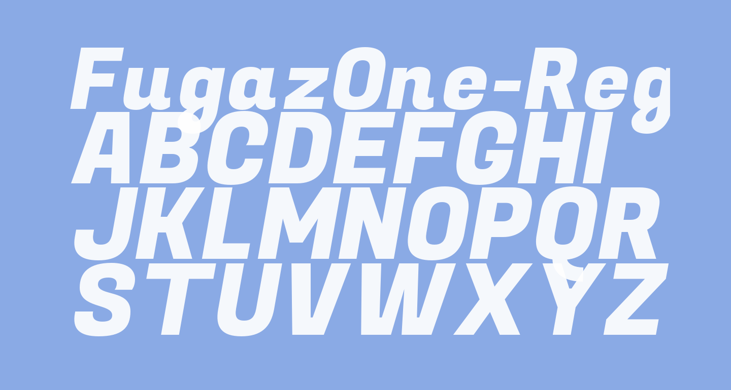 FugazOne-Regular free Font - What Font Is