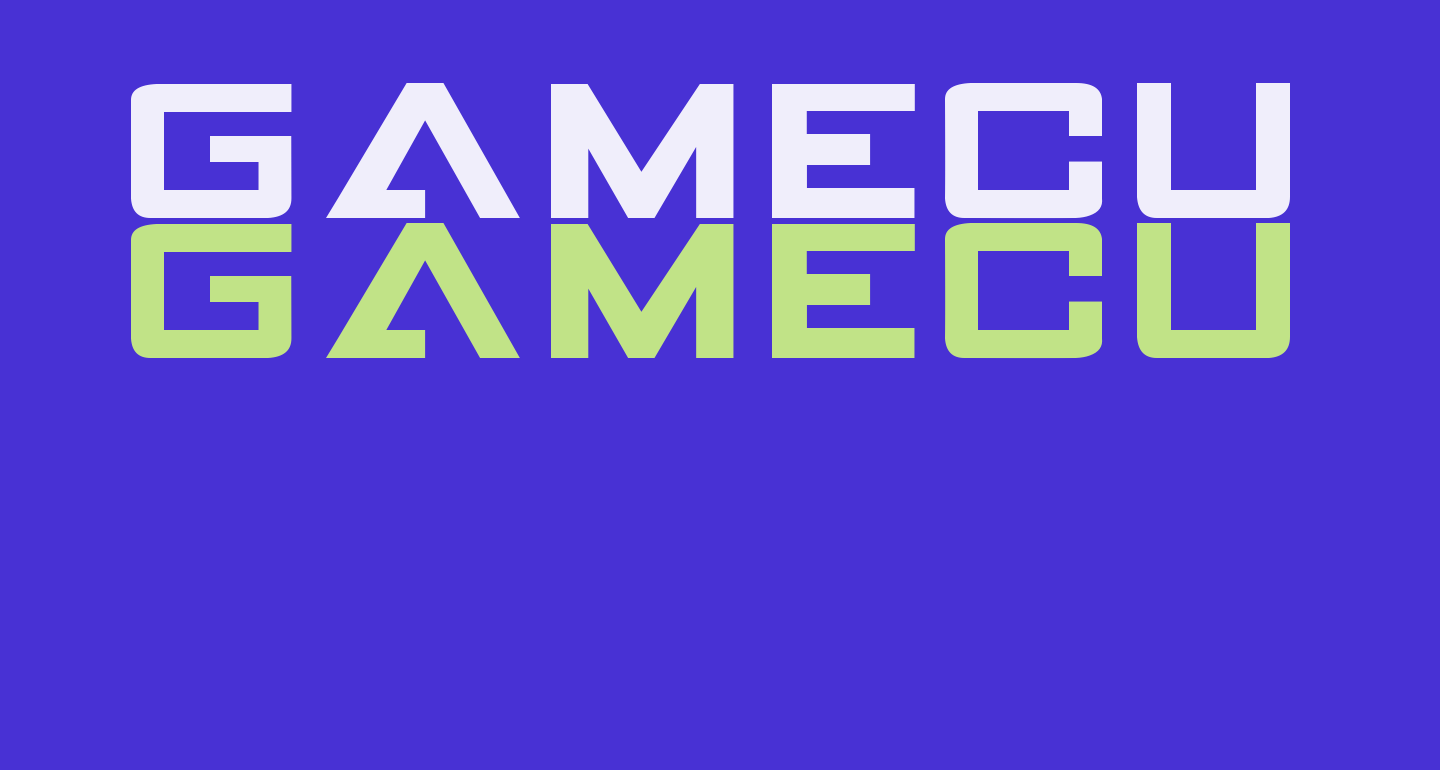 GAMECUBEN DualSet free Font - What Font Is