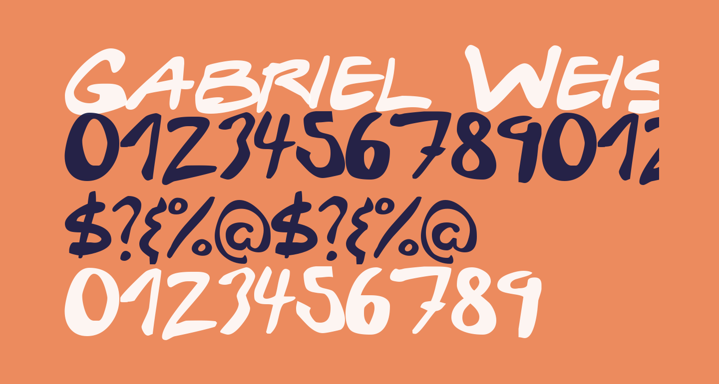 Gabriel Weiss\' Friends Font free Font - What Font Is