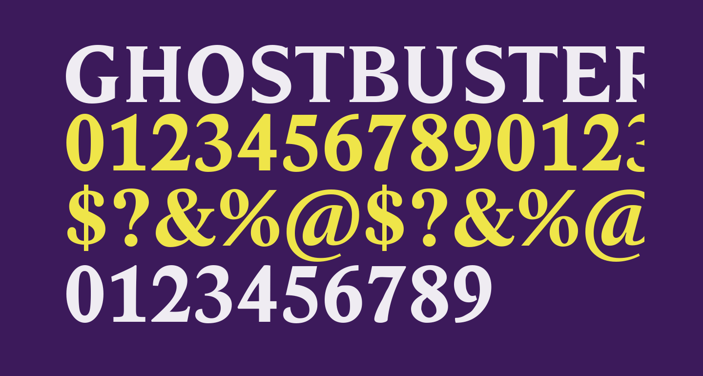 Ghostbusters free Font - What Font Is