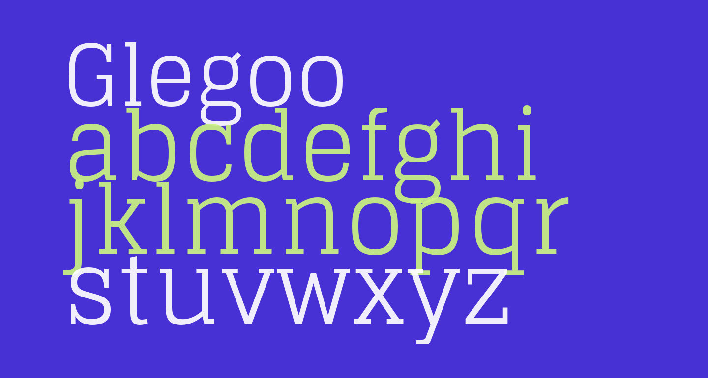 Glegoo free Font - What Font Is