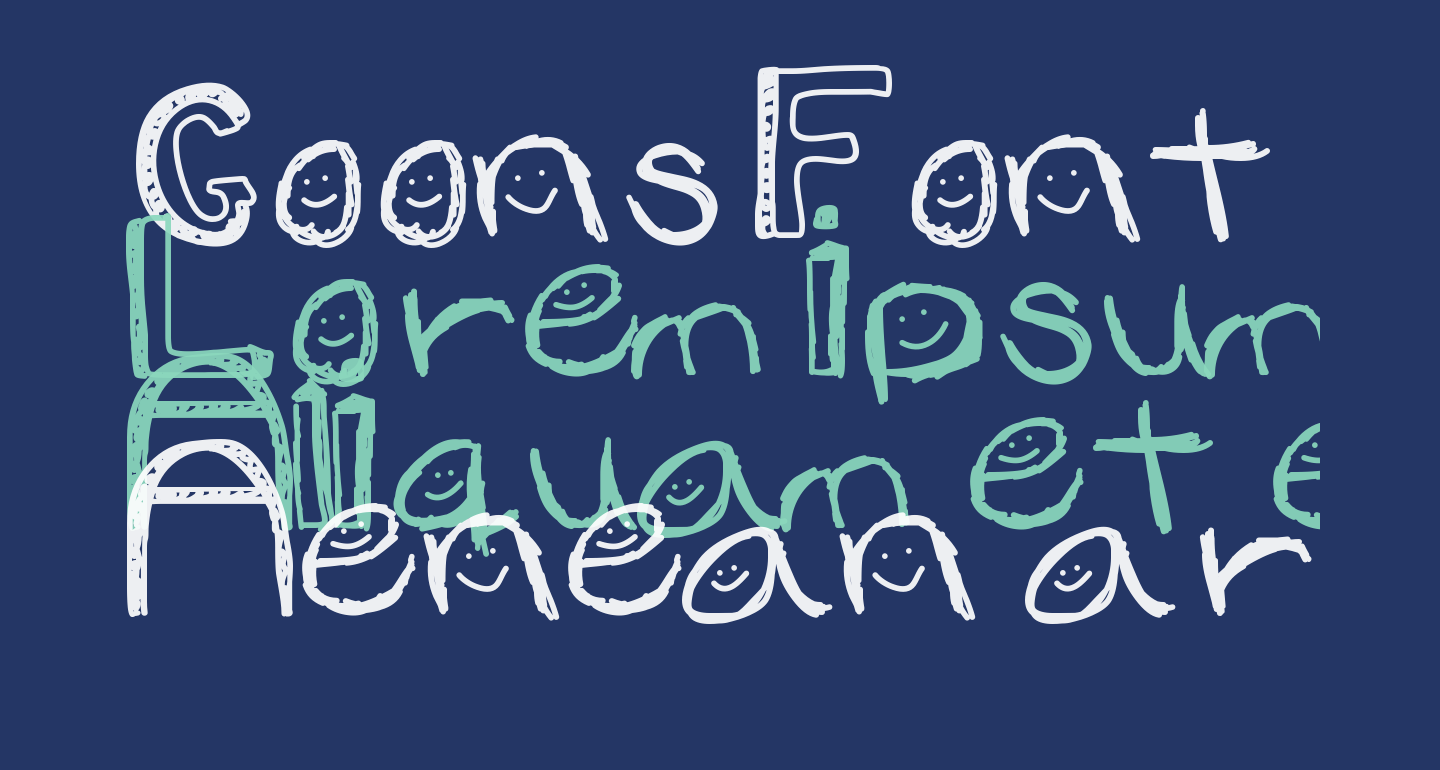 Goons free Font - What Font Is