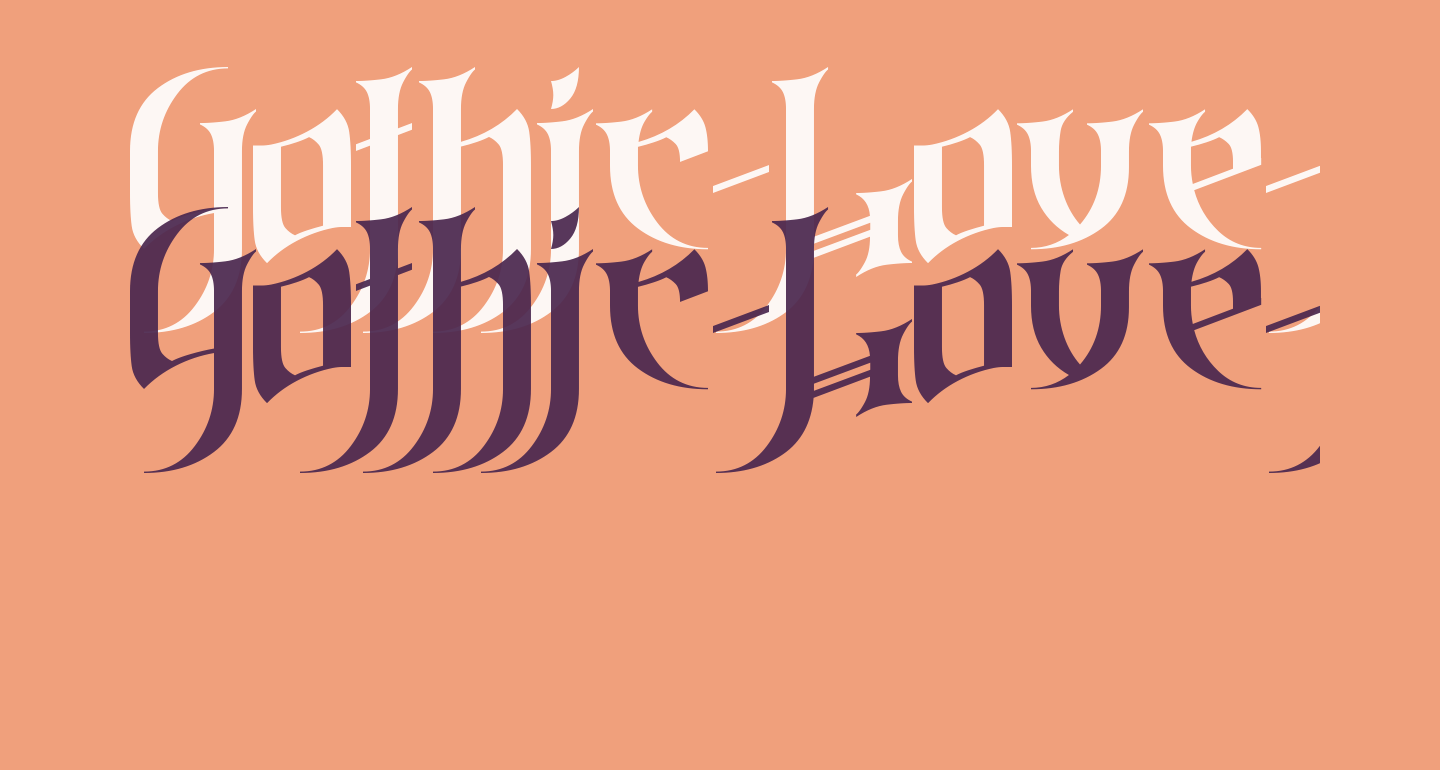 Gothic-Love-Letters free Font - What Font Is
