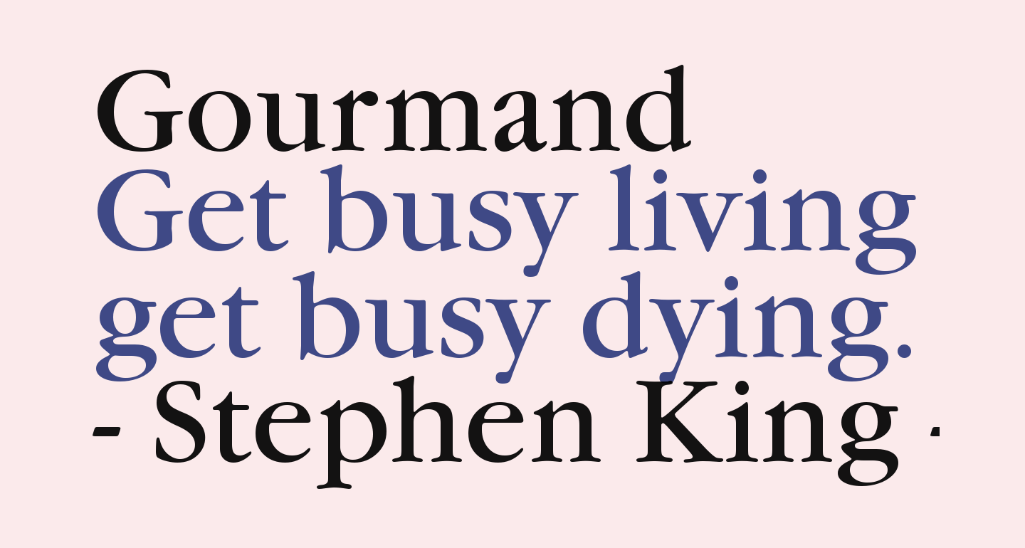 Gourmand free Font - What Font Is