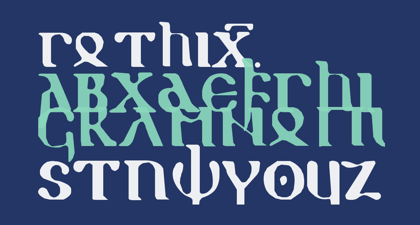 gothic-1 free Font - What Font Is