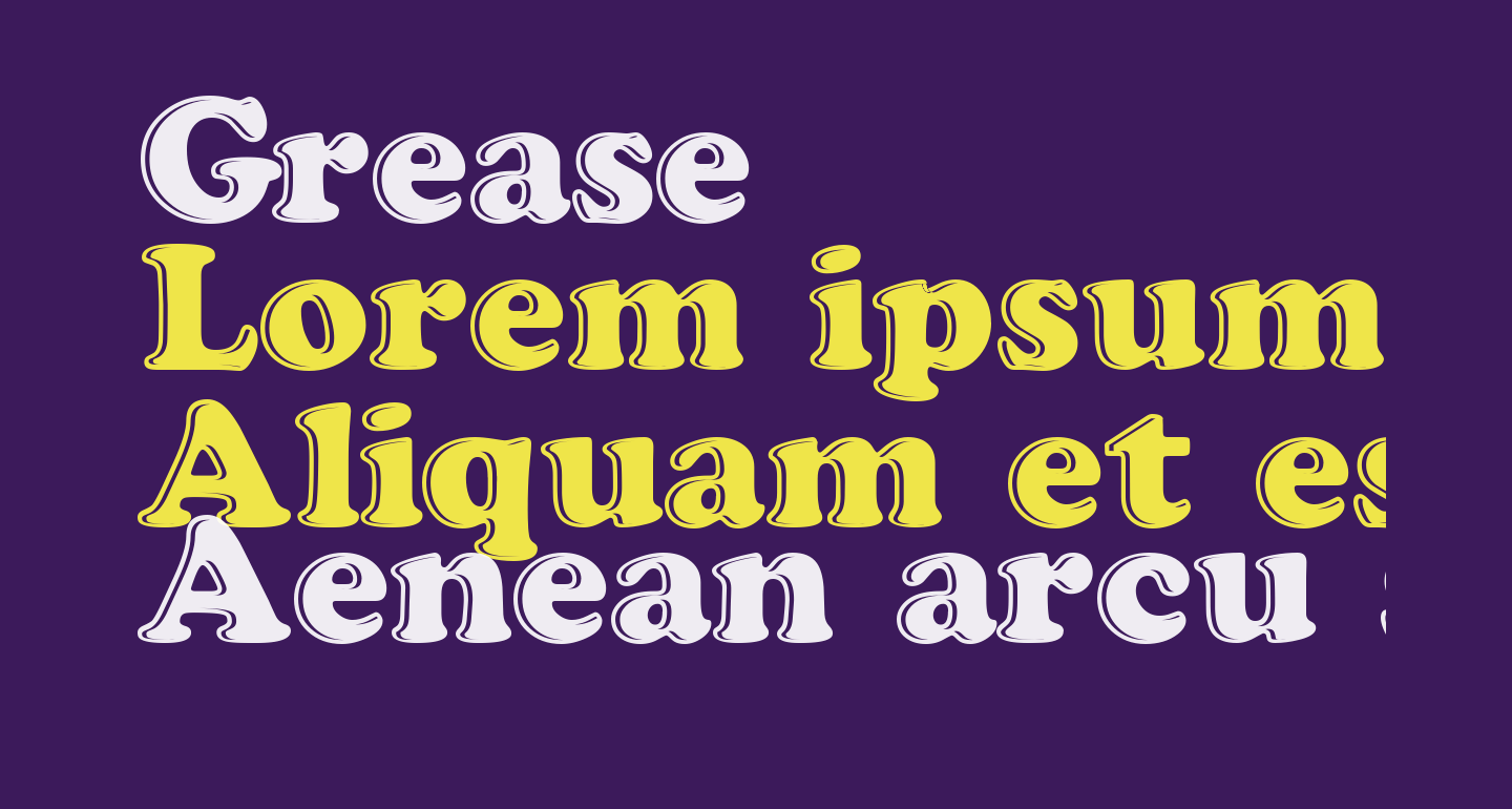 Grease free Font - What Font Is