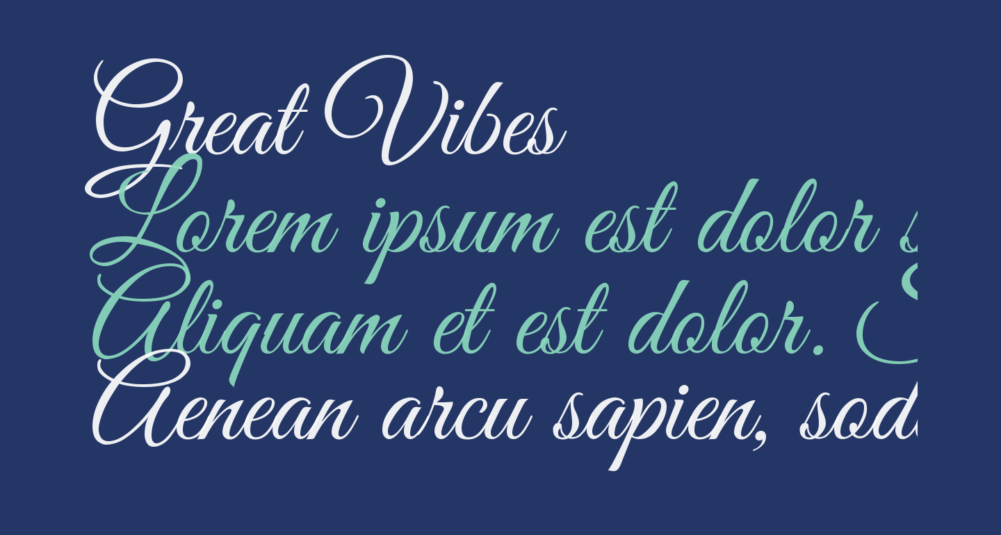 Great Vibes free Font - What Font Is