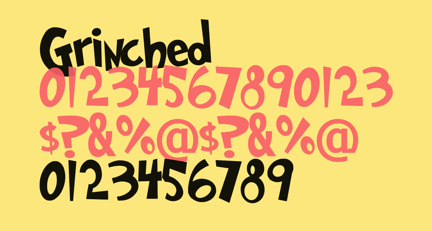 Grinched free Font - What Font Is