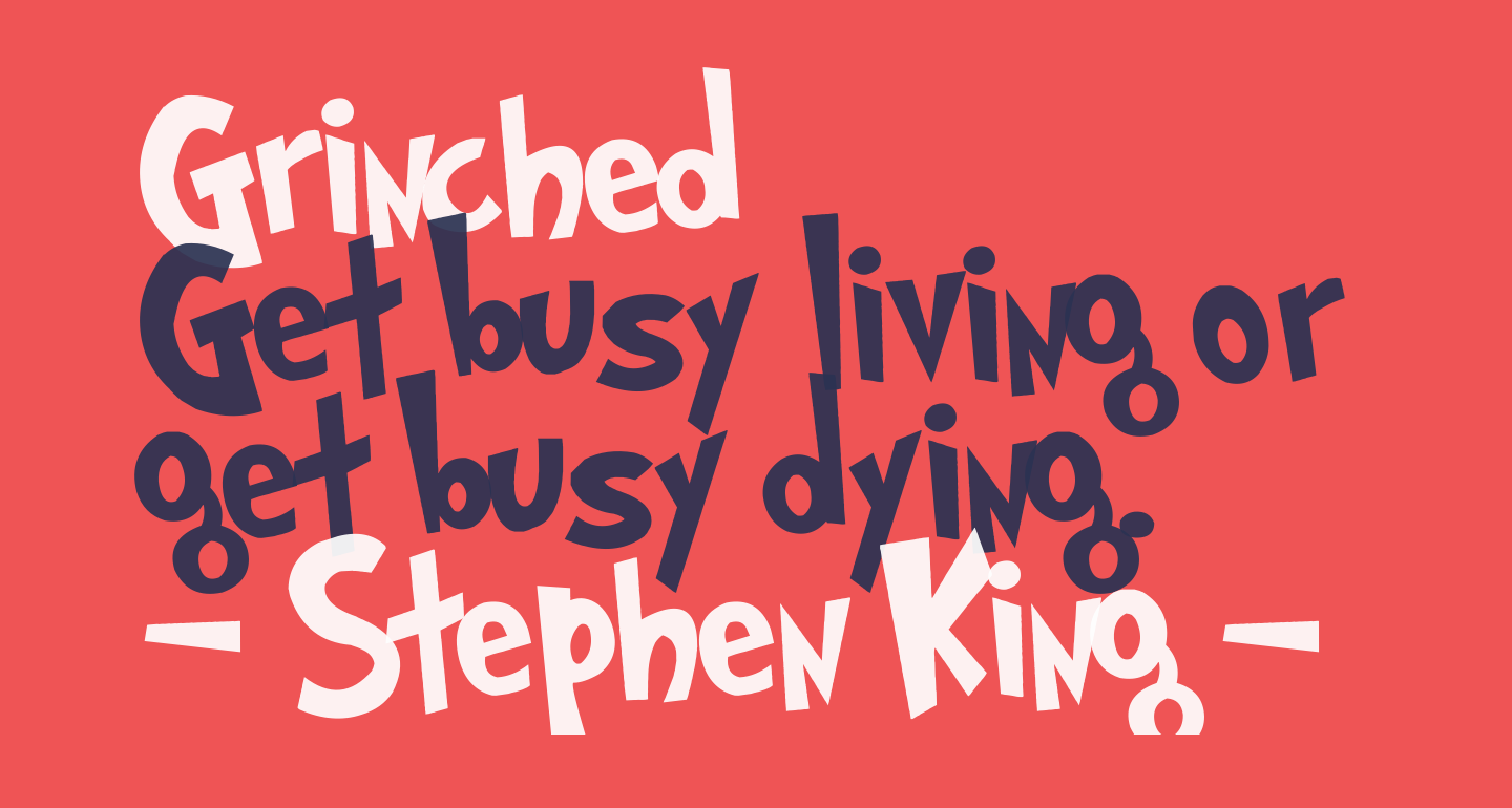 Grinched free Font - What Font Is