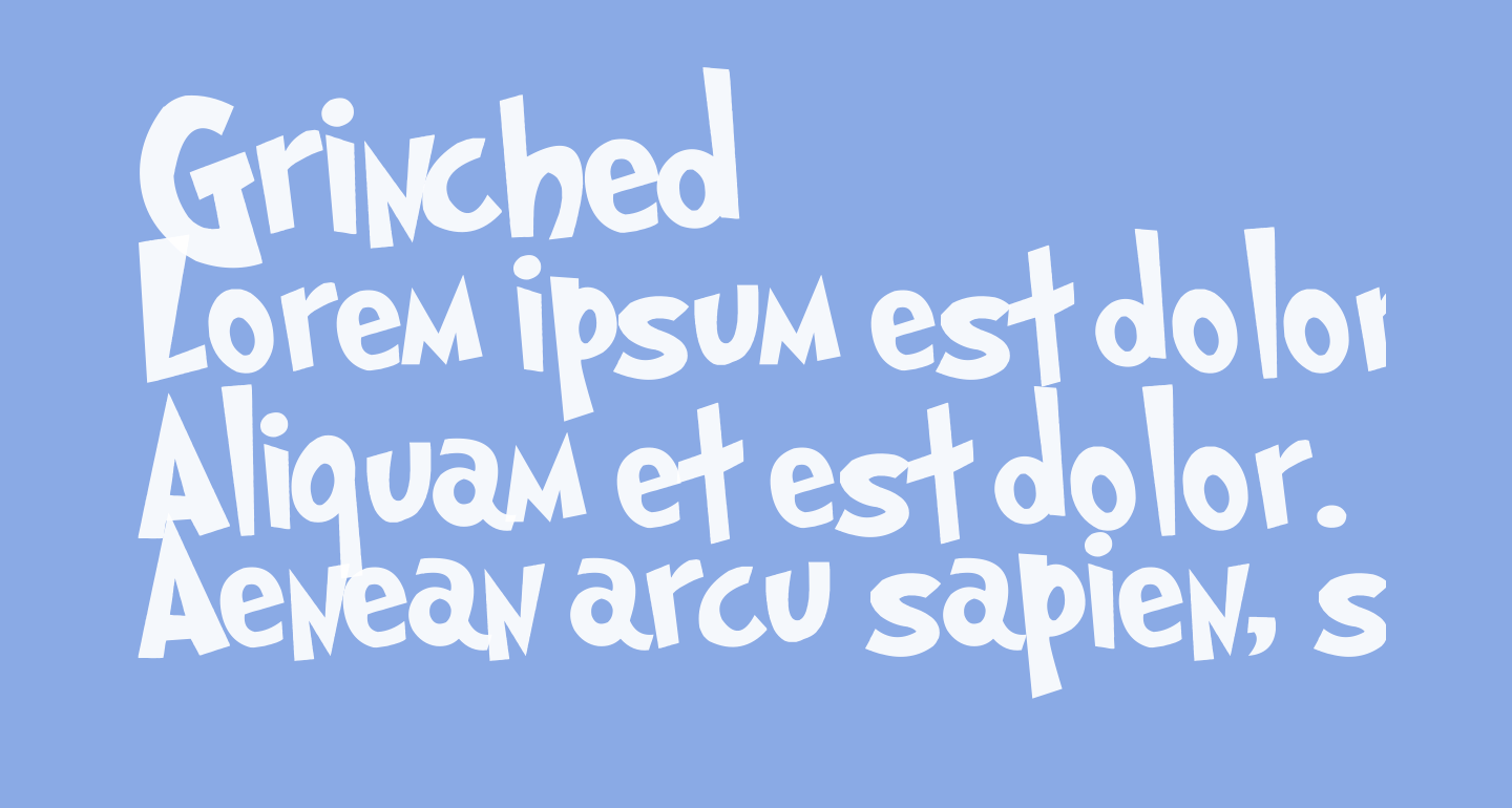 Grinched free Font - What Font Is
