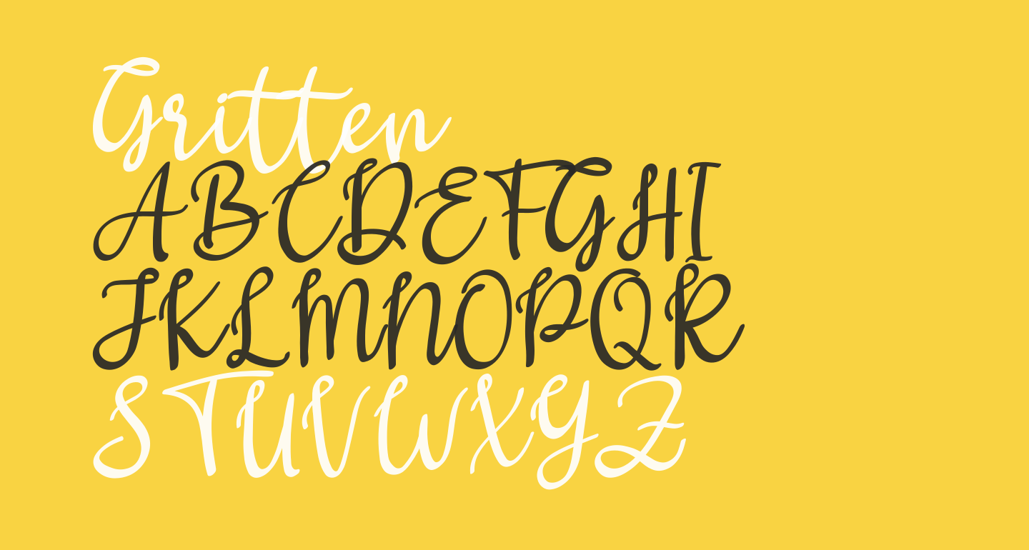 Gritten free Font - What Font Is