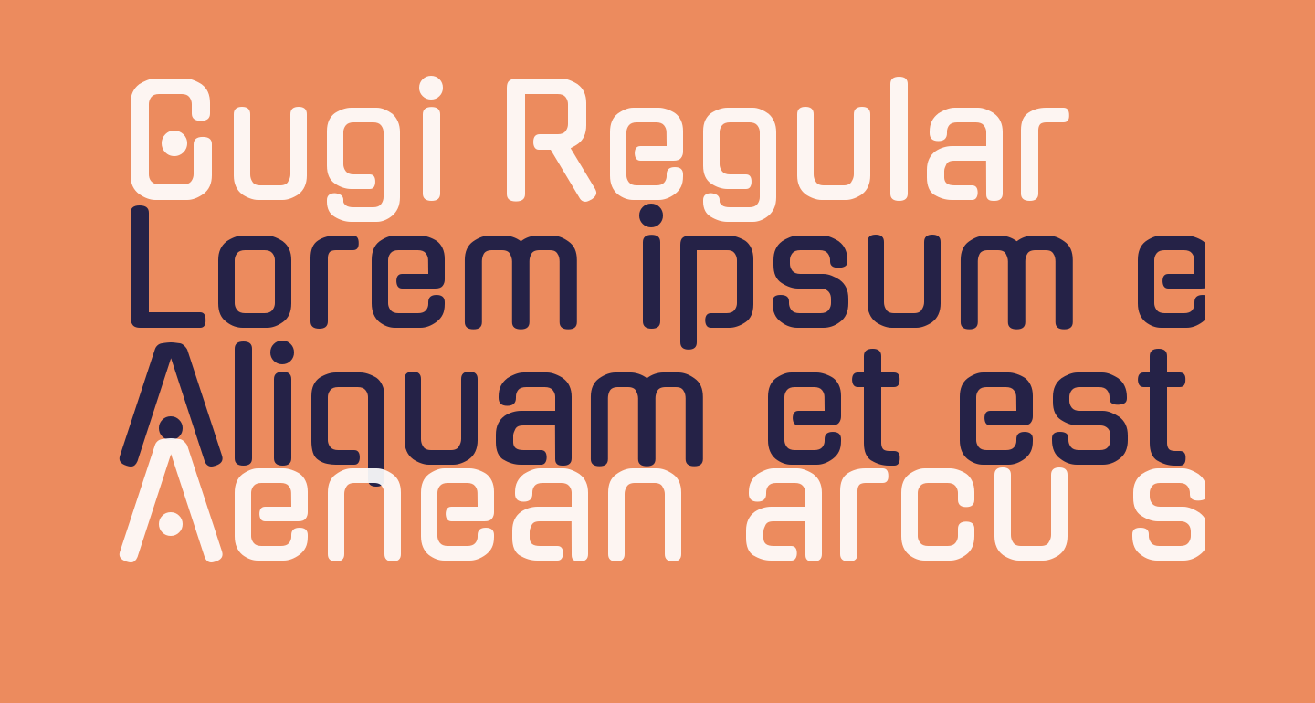 Gugi Regular free Font - What Font Is