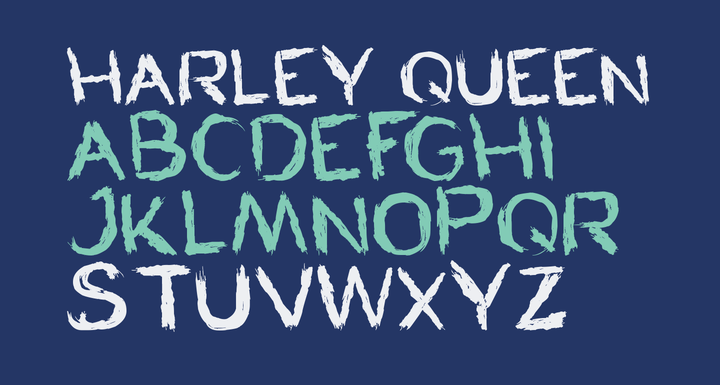 HARLEY QUEEN free Font - What Font Is