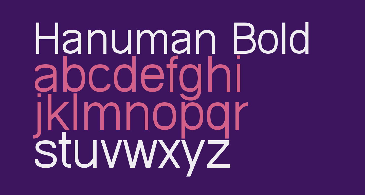 Hanuman Bold free Font - What Font Is