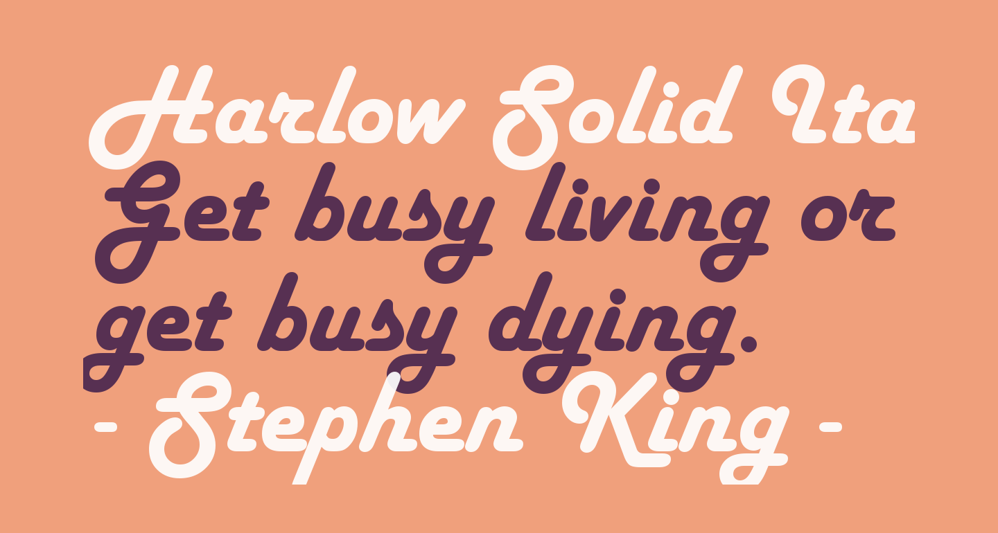 Harlow Solid Italic free Font - What Font Is
