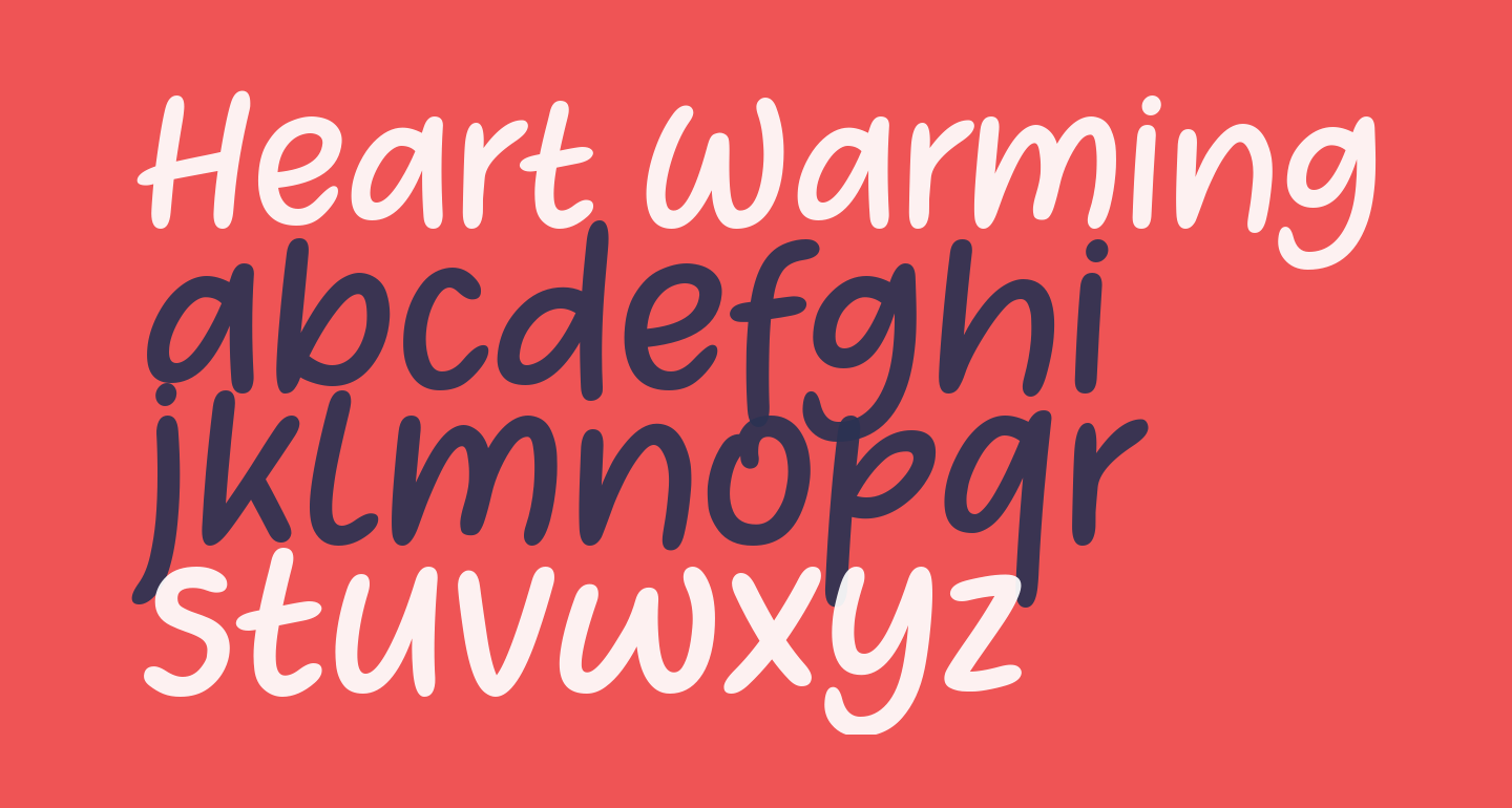 Heart Warming free Font - What Font Is