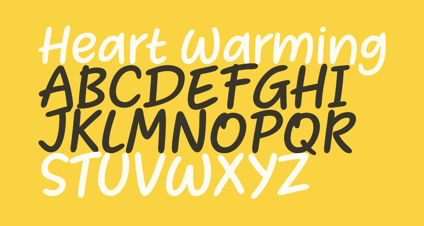 Heart Warming free Font - What Font Is