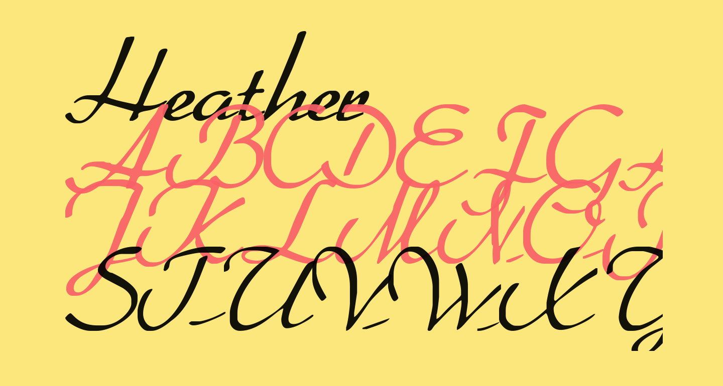 Heather free Font - What Font Is