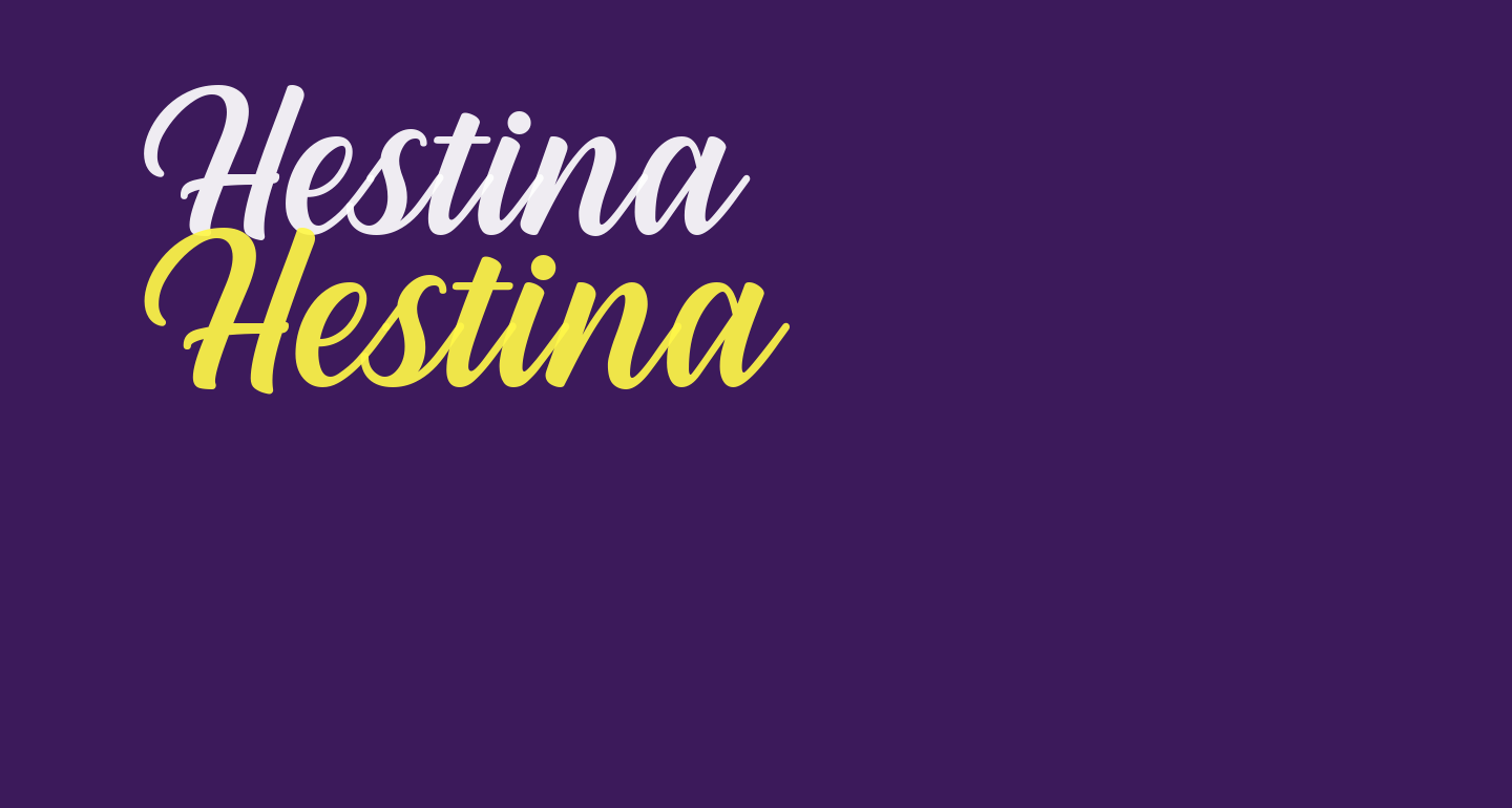 Hestina free Font - What Font Is