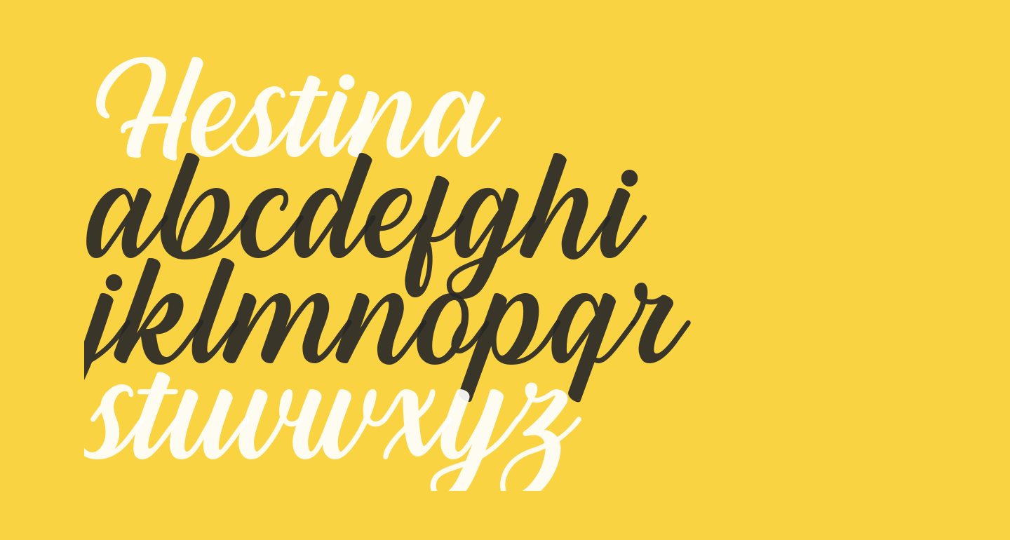 Hestina free Font - What Font Is