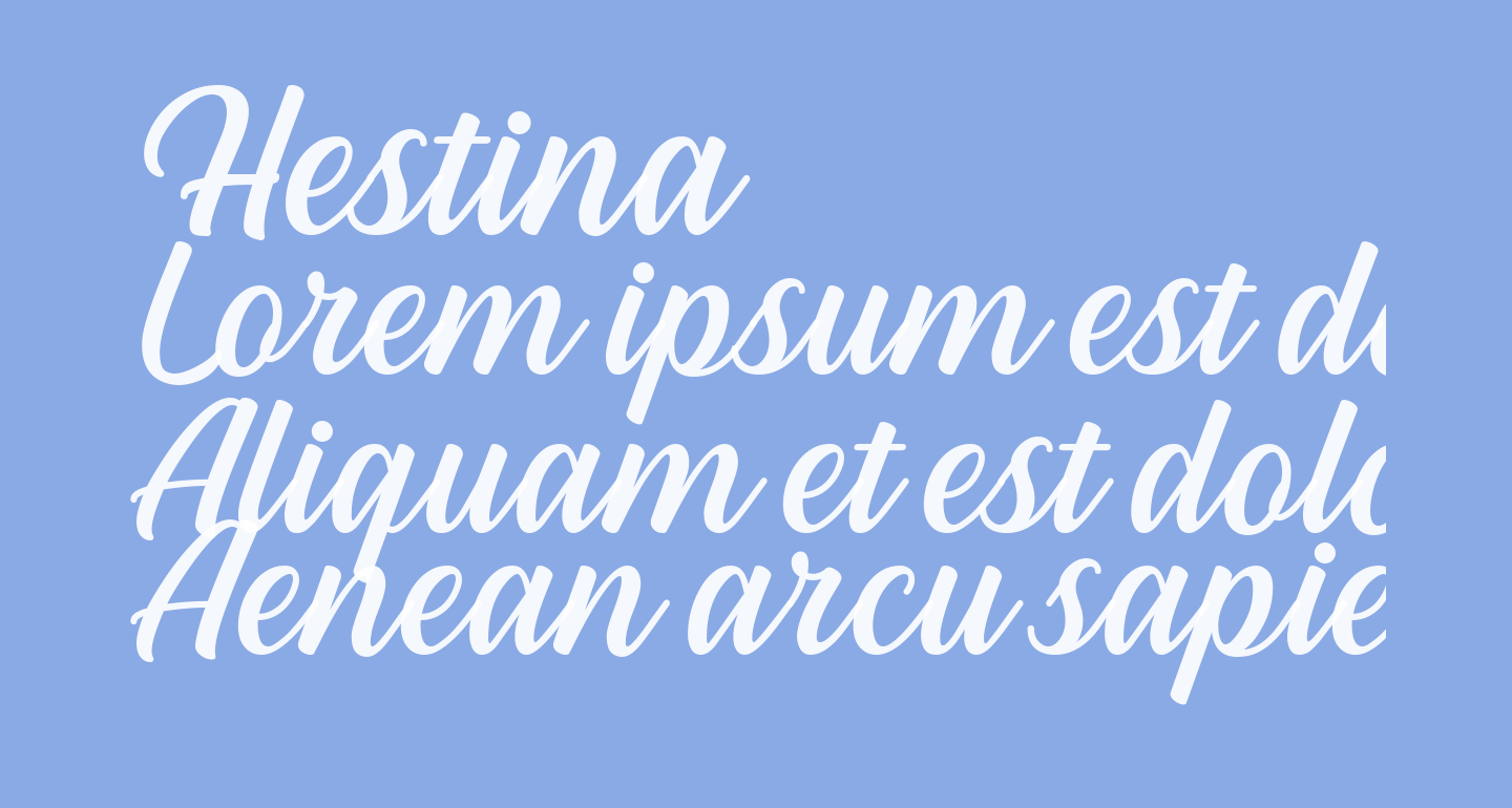 Hestina free Font - What Font Is