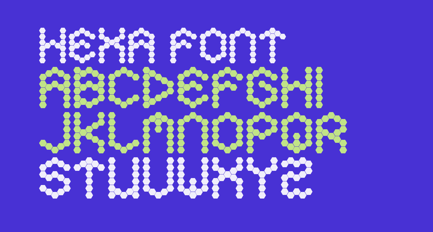 Hexa free Font - What Font Is