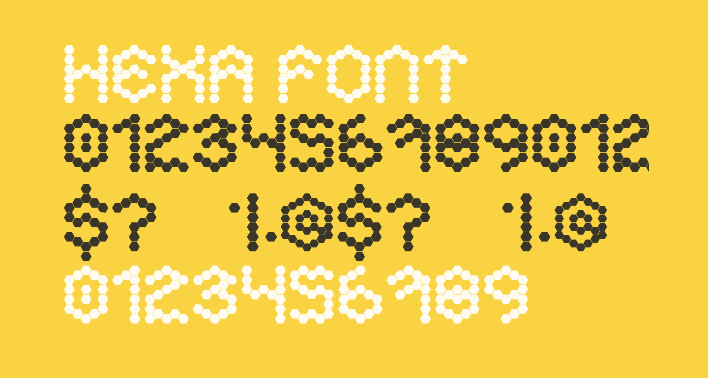 Hexa free Font - What Font Is