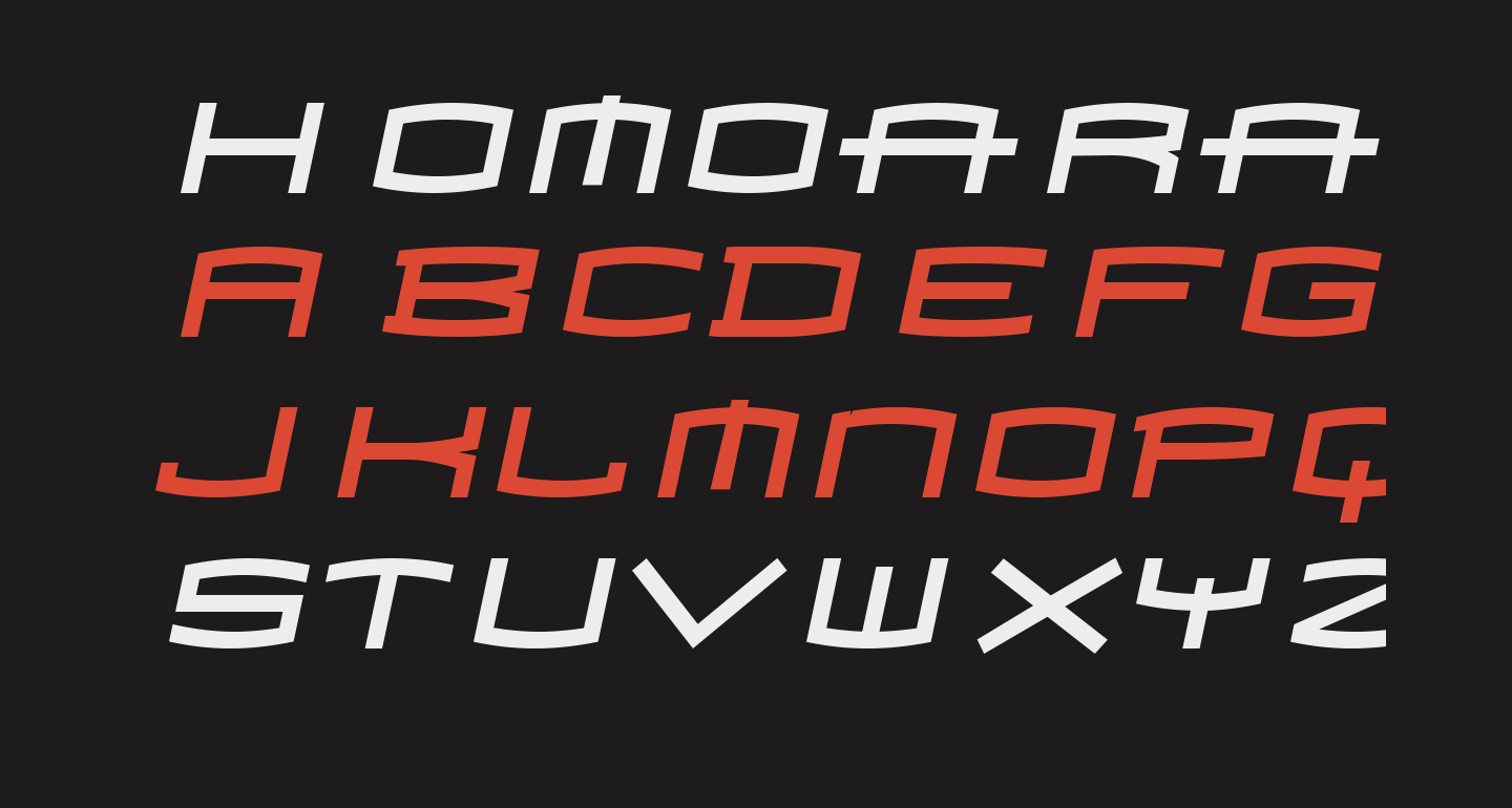 Homoarakhn free Font - What Font Is