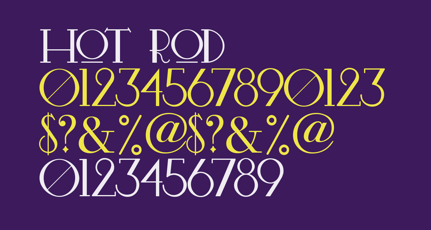 Hot Rod free Font - What Font Is