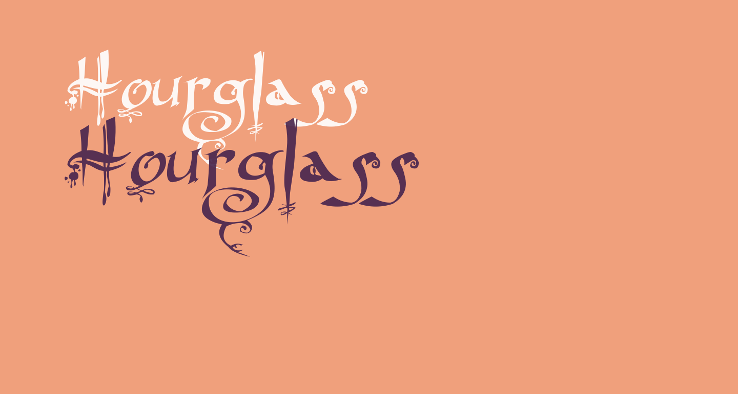 Hourglass free Font - What Font Is