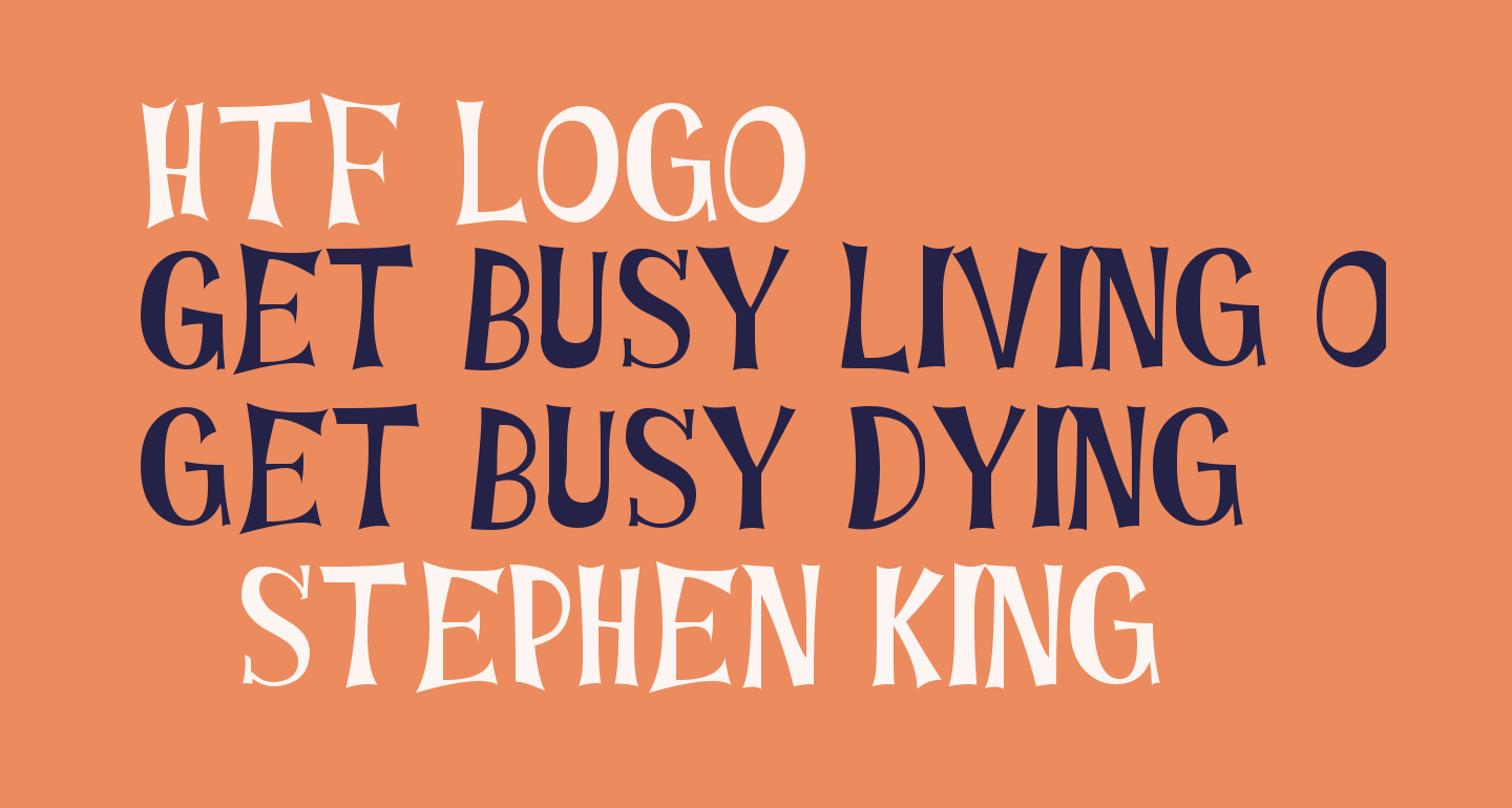 HTF Logo free Font - What Font Is