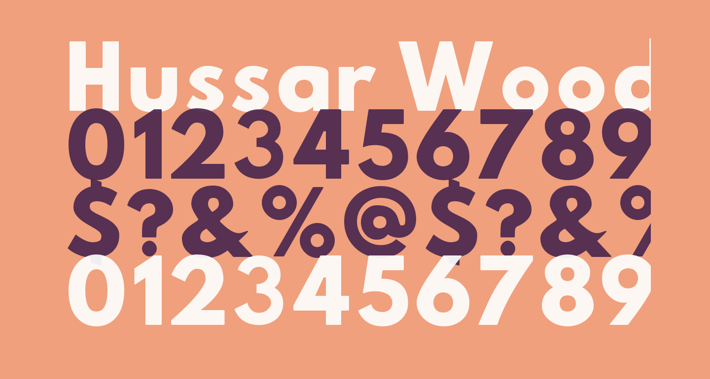 Hussar Woodtype Black free Font - What Font Is