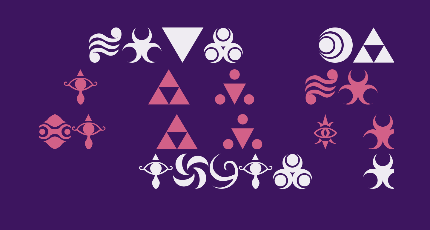 Hylian Symbols free Font - What Font Is