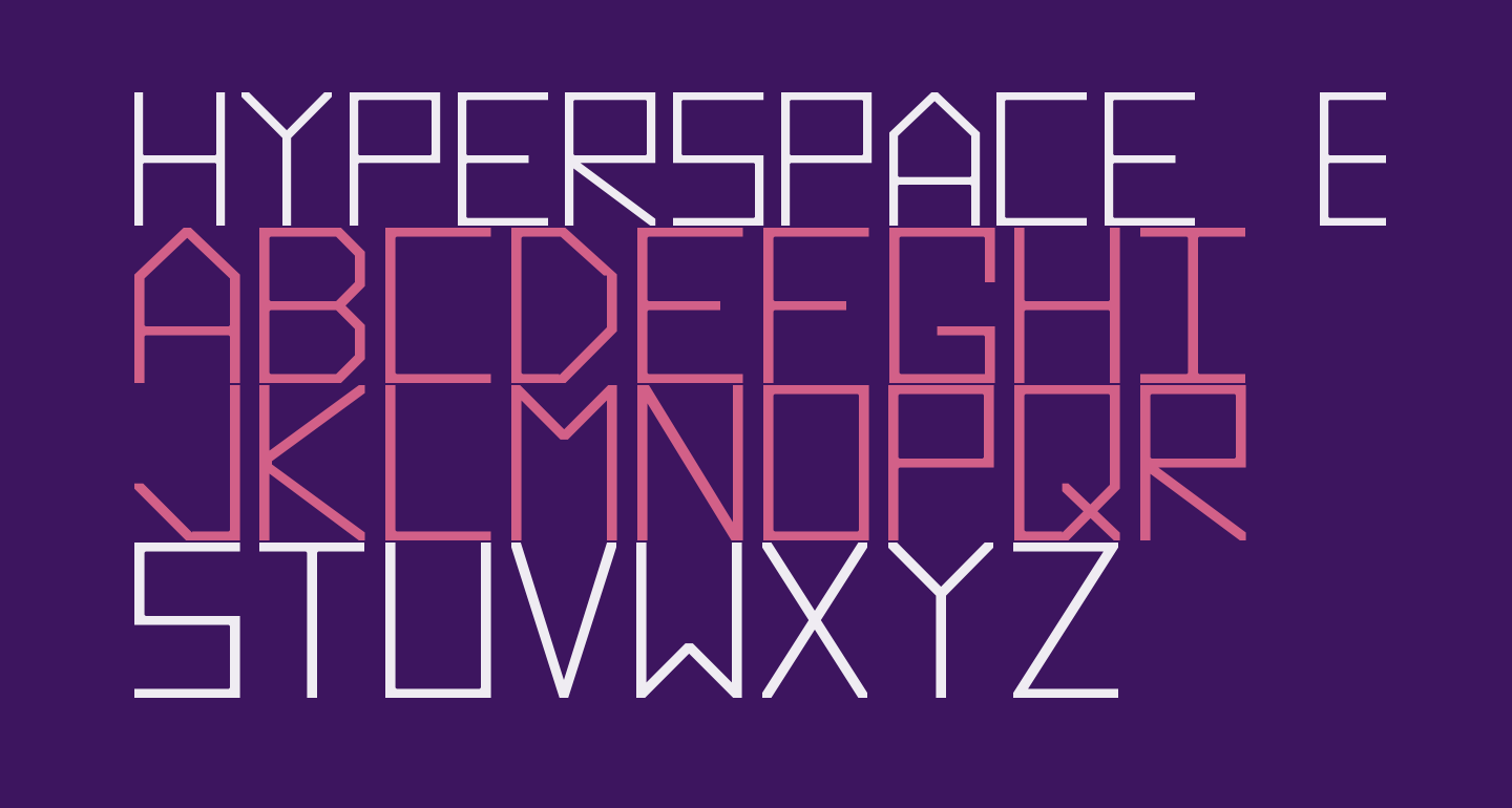 Hyperspace Bold free Font - What Font Is
