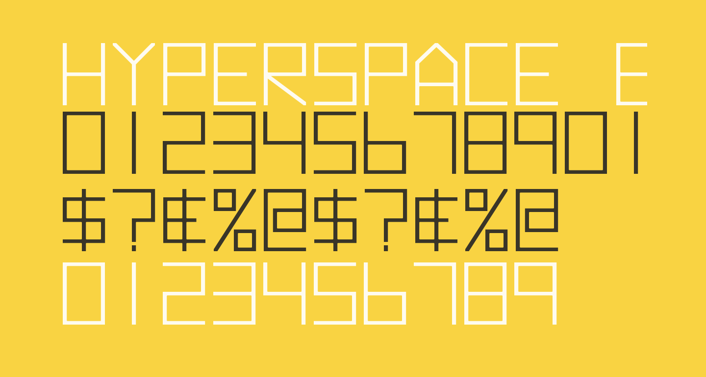 Hyperspace Bold free Font - What Font Is