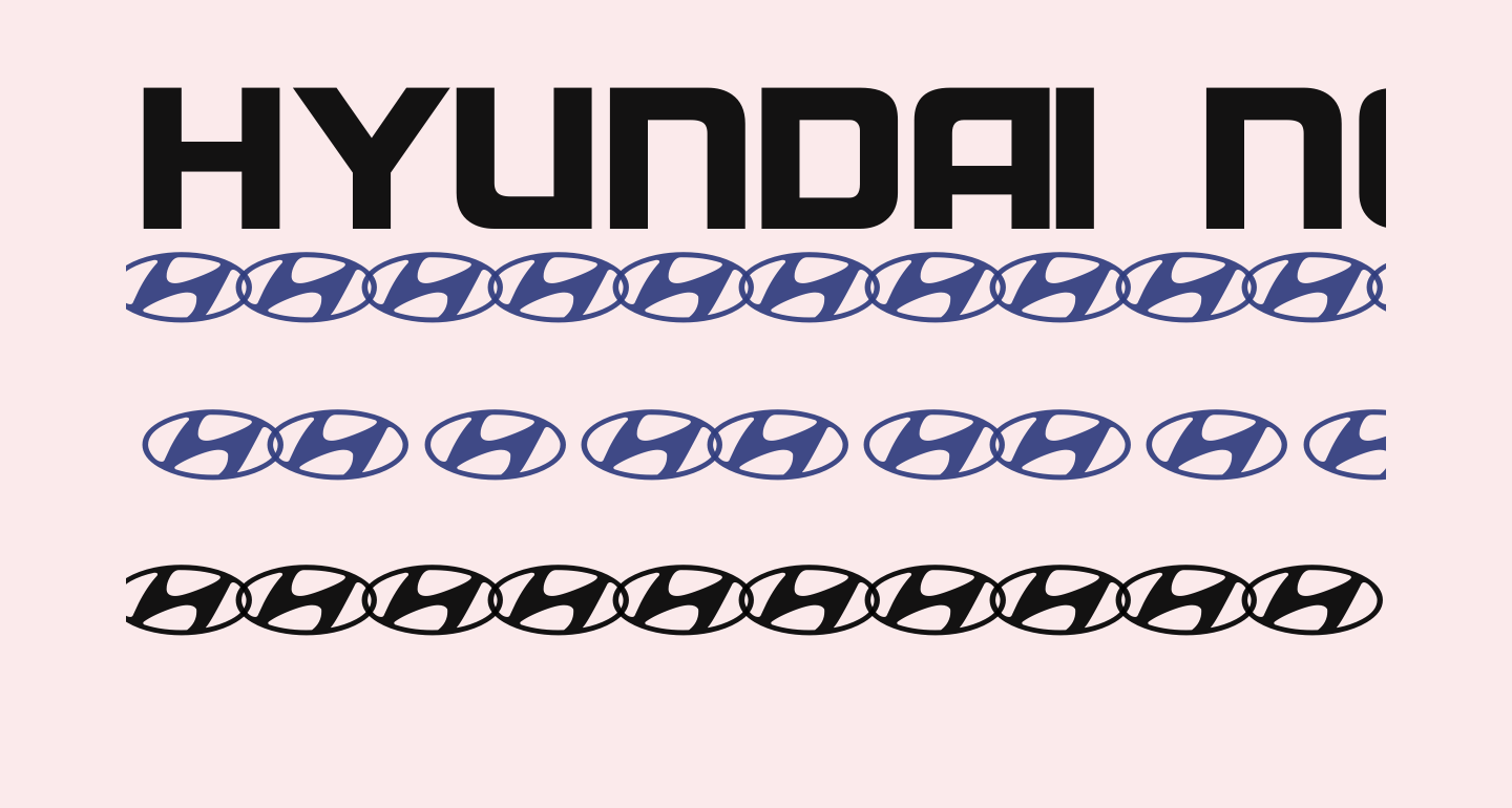 Hyundai Normal free Font - What Font Is