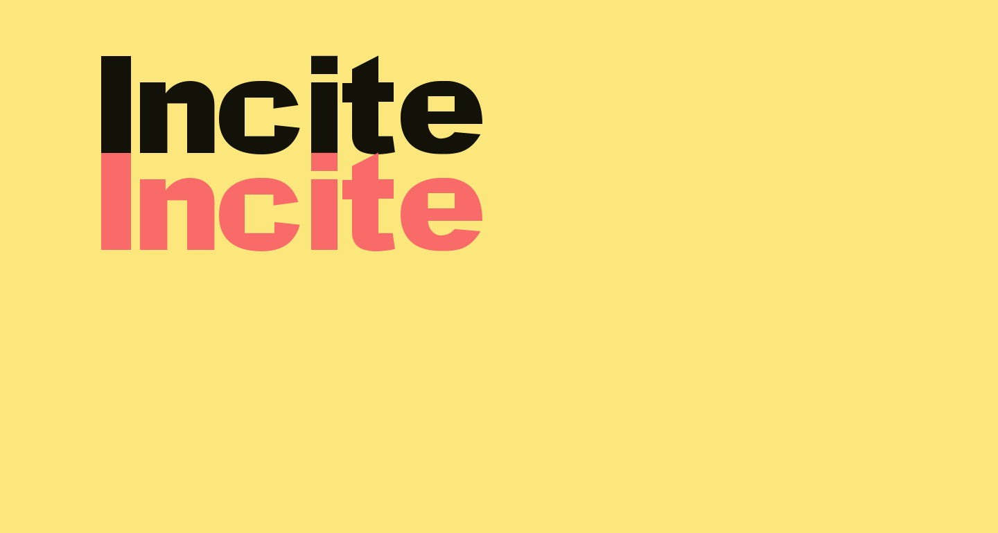 Incite free Font - What Font Is