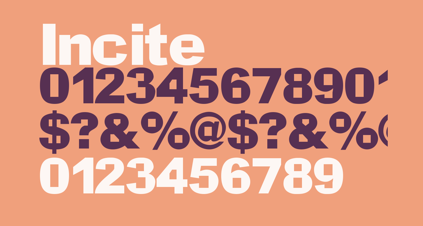 Incite free Font - What Font Is